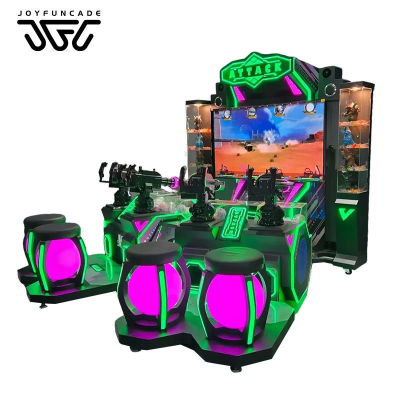 4 Player Shooting Arcade Machine | Commercial Multiplayer Gun Game for ...