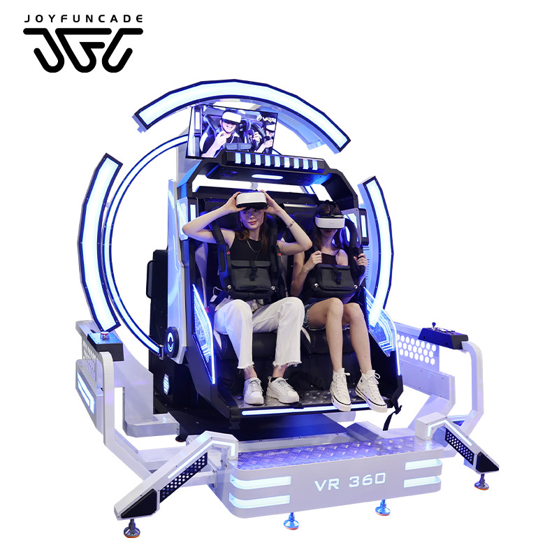 Two Seats 360 Degree VR Chair Machine Rotation Virtual Reality Gaming ...