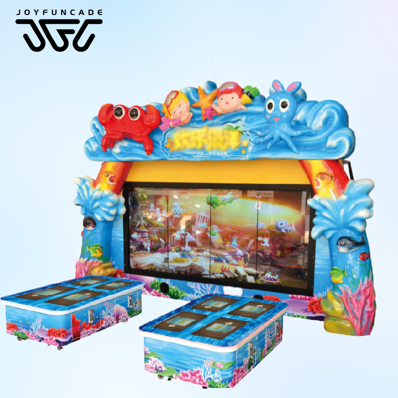 Touch Screen High Return Ocean Theme Children's Arcade Game Machine 8 ...
